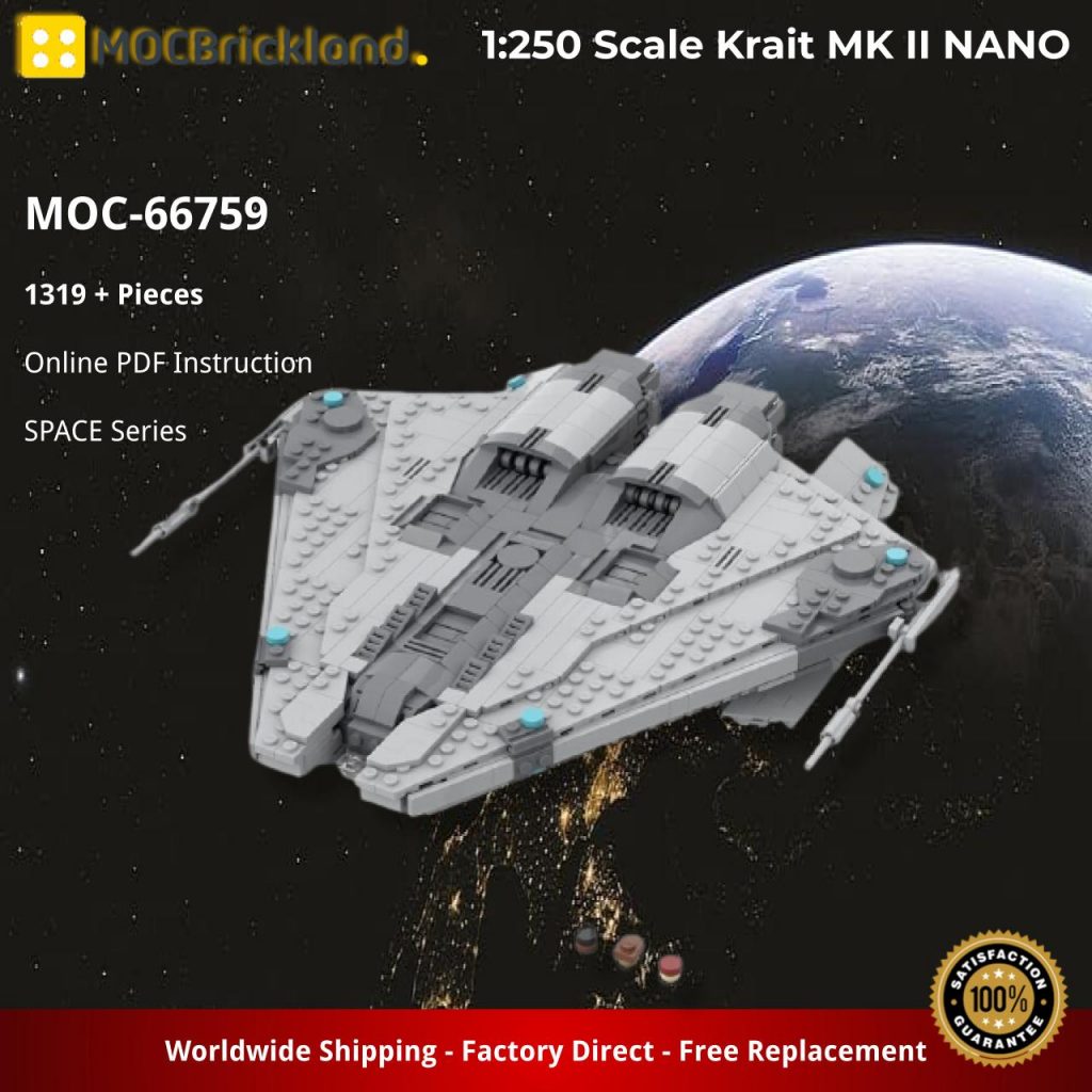 1:250 Scale Krait MK II NANO SPACE MOC-66759 by TheRealBeef1213 with ...