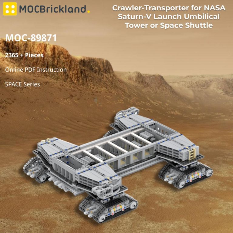 Crawler-Transporter for NASA Saturn-V Launch Umbilical Tower or Space ...