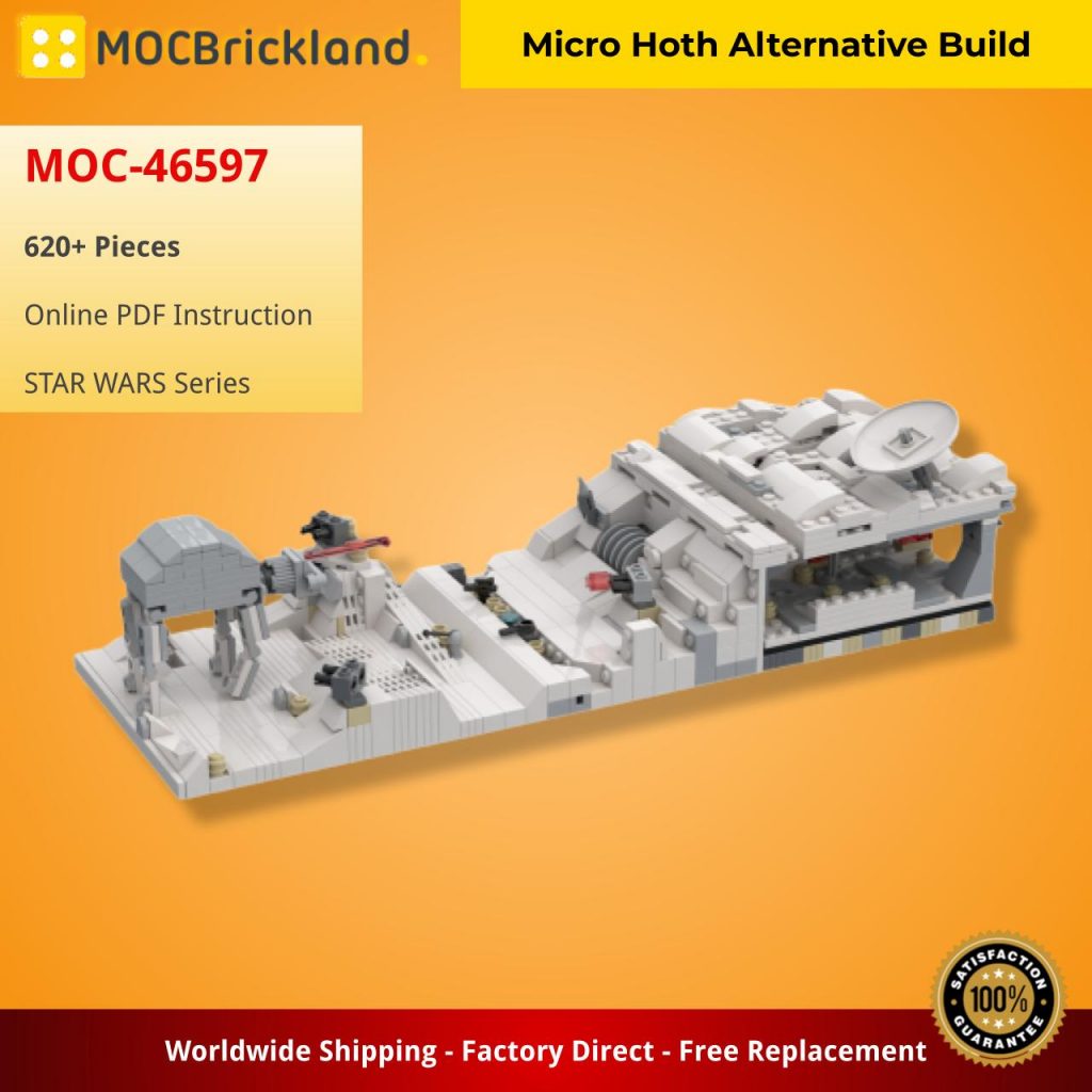 Micro Hoth Alternative Build STAR WARS MOC-46597 with 620 pieces - MOC ...