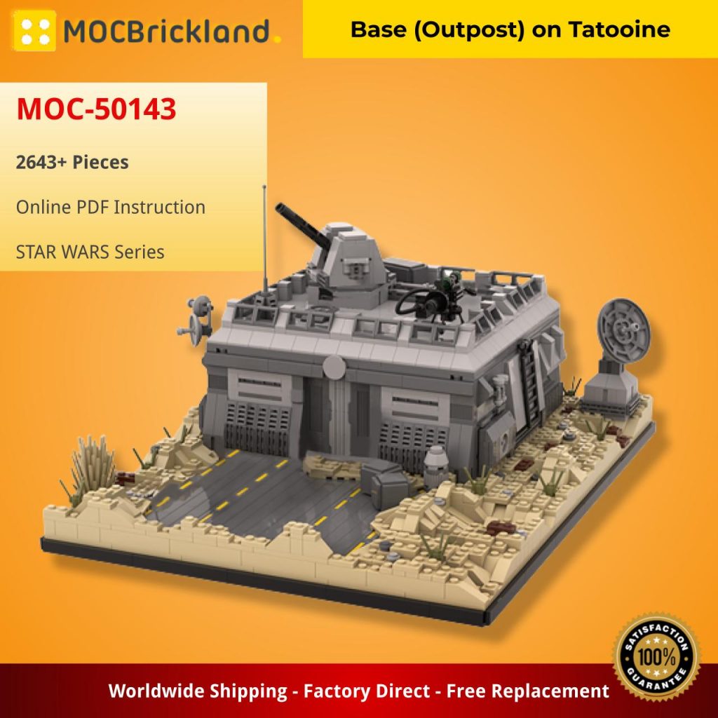 Base (Outpost) on Tatooine STAR WARS MOC-50143 WITH 2643 PIECES - MOC ...