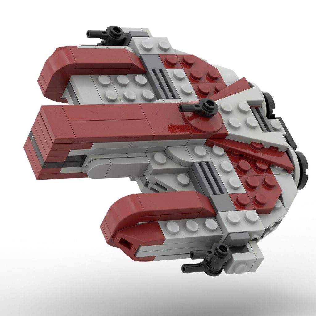 Micro Ebon Hawk STAR WARS MOC-53095 by ron_mcphatty WITH 225 PIECES ...