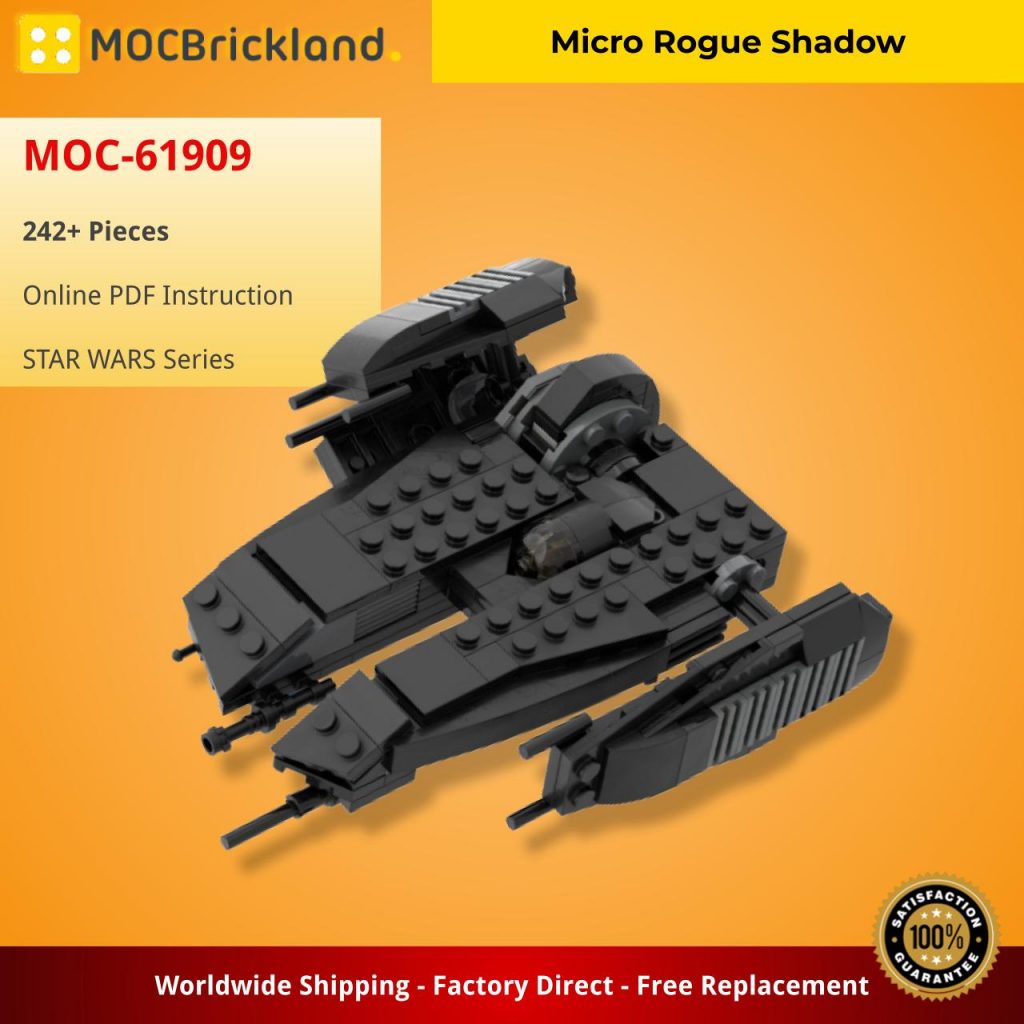 Micro Rogue Shadow STAR WARS MOC-61909 by ron_mcphatty WITH 242 PIECES ...
