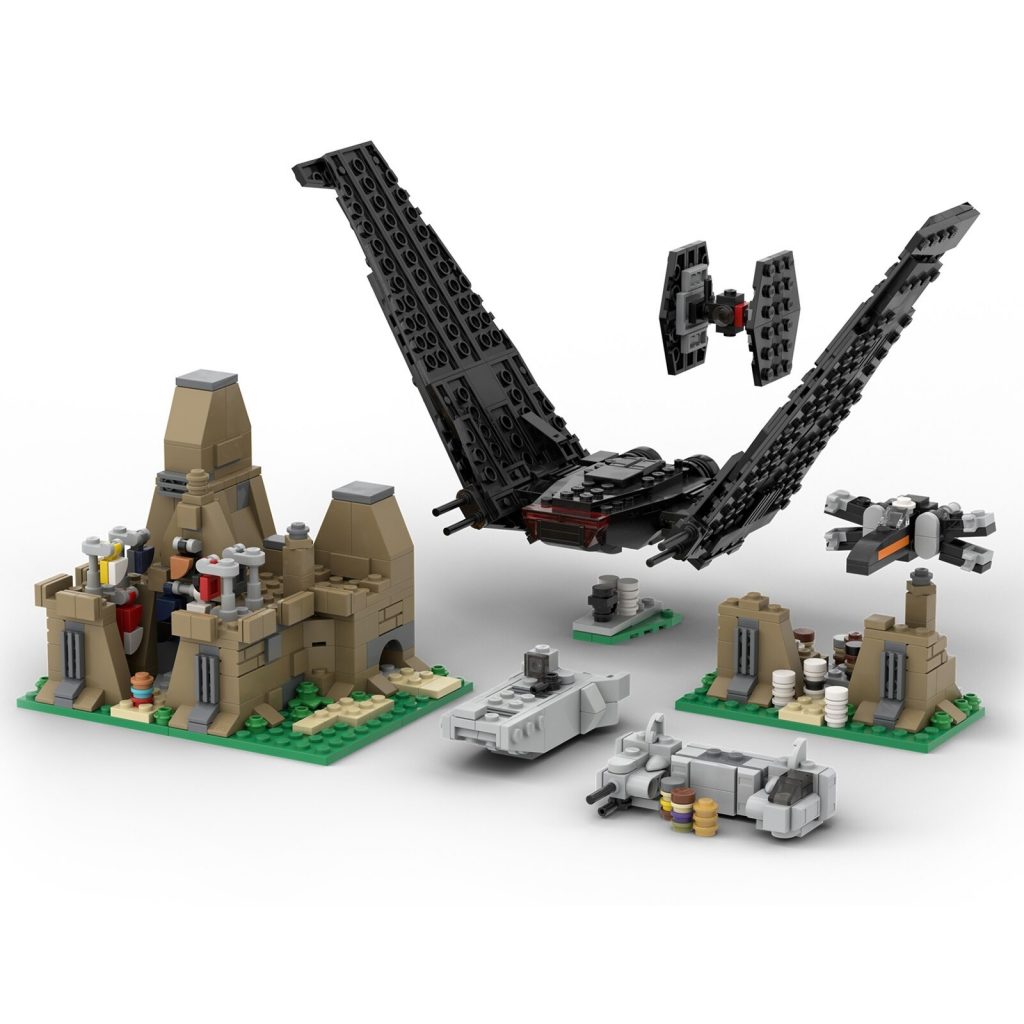 Micro Battle on Takodana STAR WARS MOC-63463 by ron_mcphatty WITH 812 ...