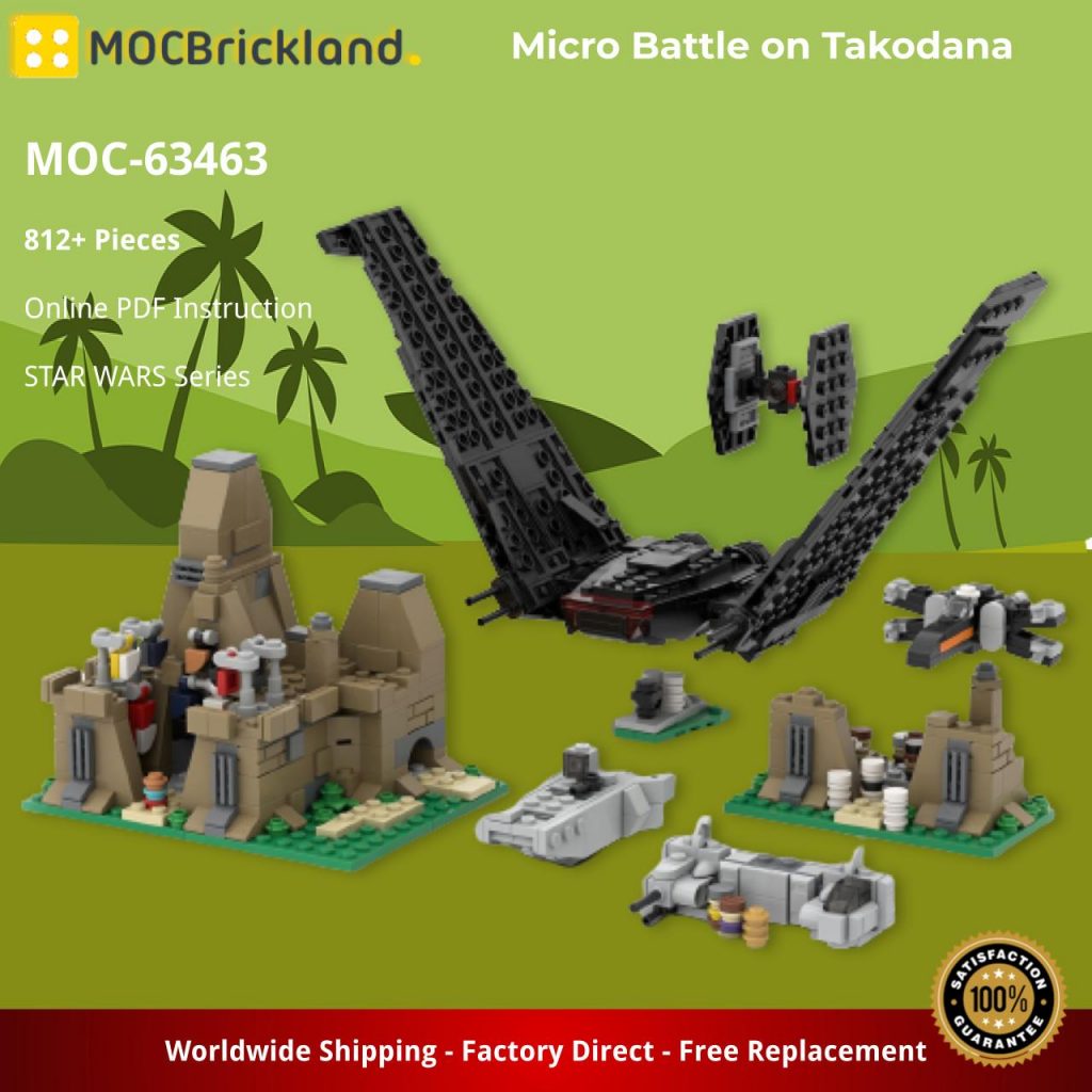 Micro Battle on Takodana STAR WARS MOC-63463 by ron_mcphatty WITH 812 ...