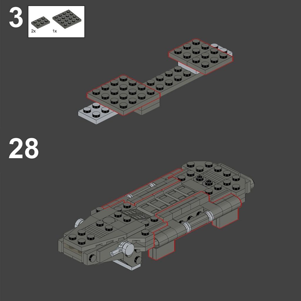 Micro Zeta-Class Cargo Shuttle – Rogue One STAR WARS MOC-67227 by ron ...