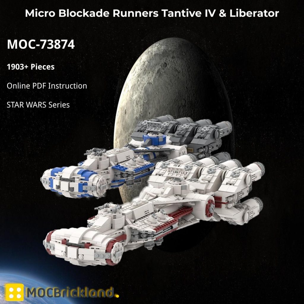Micro Blockade Runners Tantive IV & Liberator STAR WARS MOC-73874 by ...