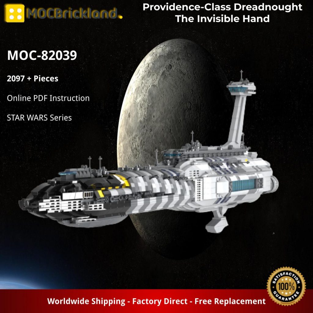 Providence-Class Dreadnought The Invisible Hand STAR WARS MOC-82039 by ...