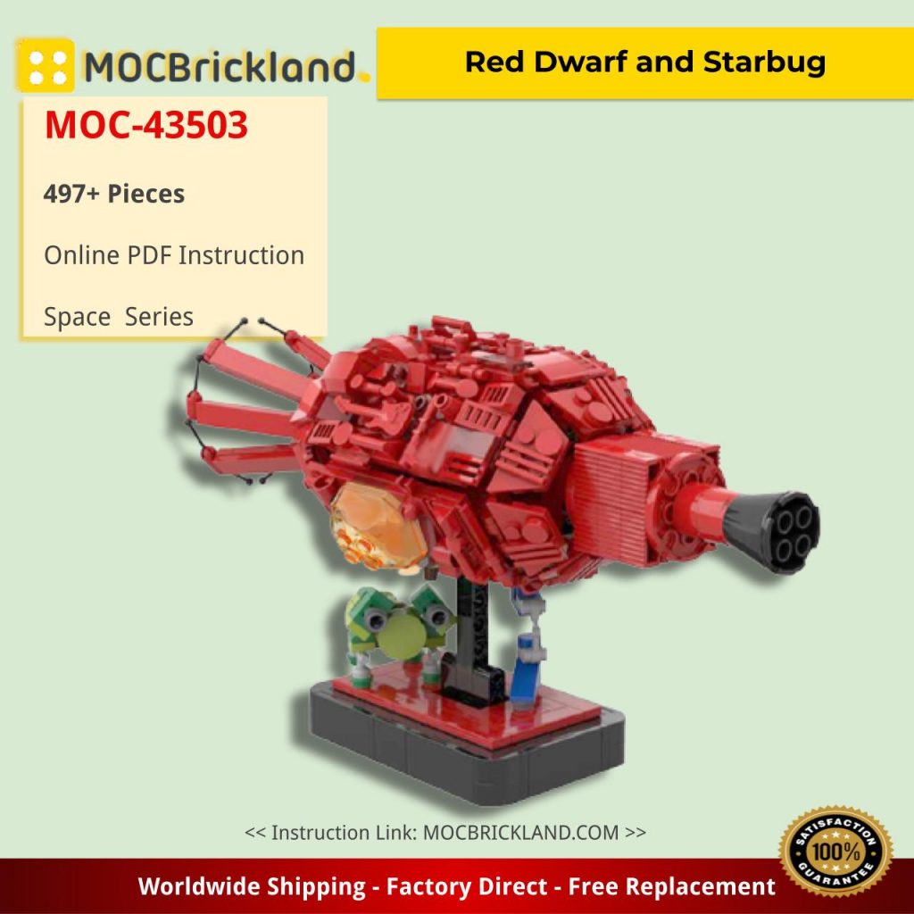 Red Dwarf and Starbug Space MOC-43503 by 6211 WITH 497 PIECES - MOC ...