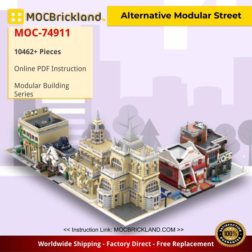 Alternative Modular Street Modular Building MOC-74911 by gabizon WITH ...