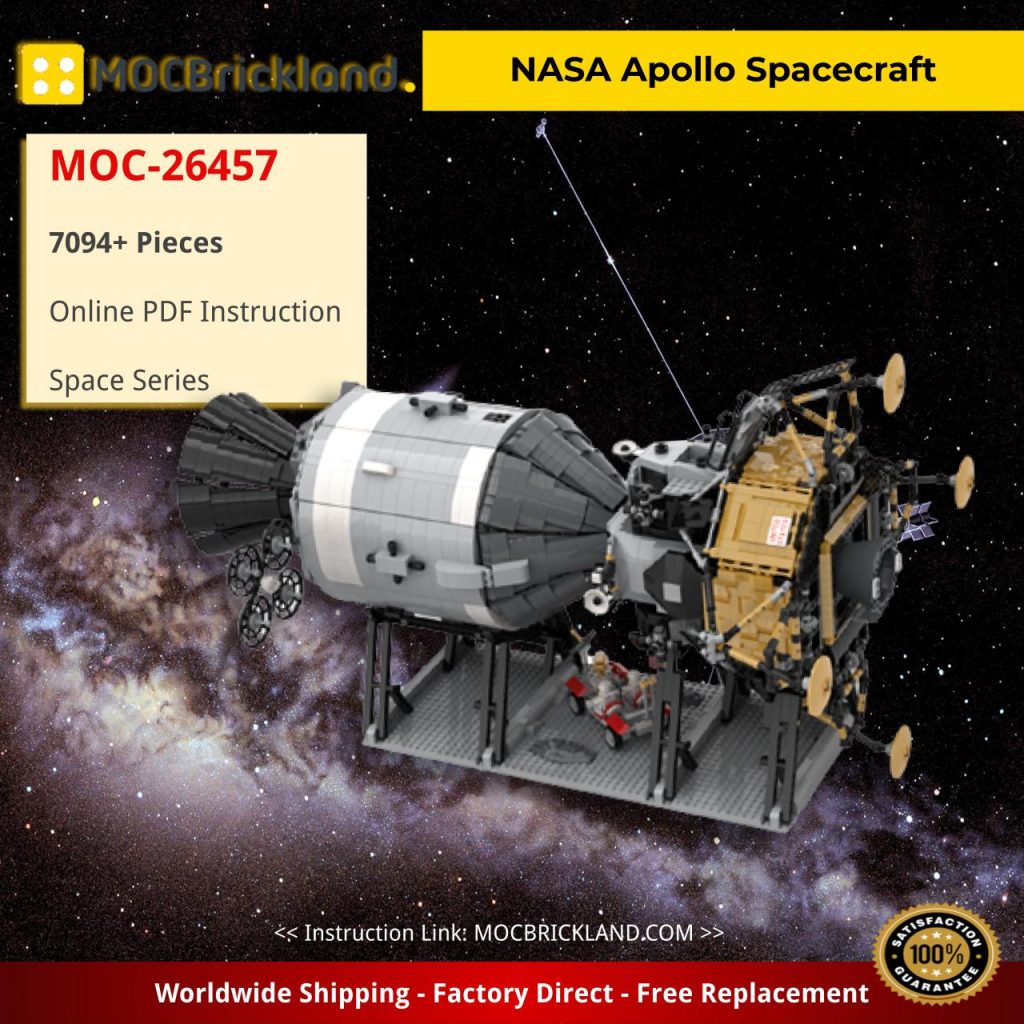 NASA Apollo Spacecraft Space MOC-26457 with 7094 Pieces - MOC Brick Land