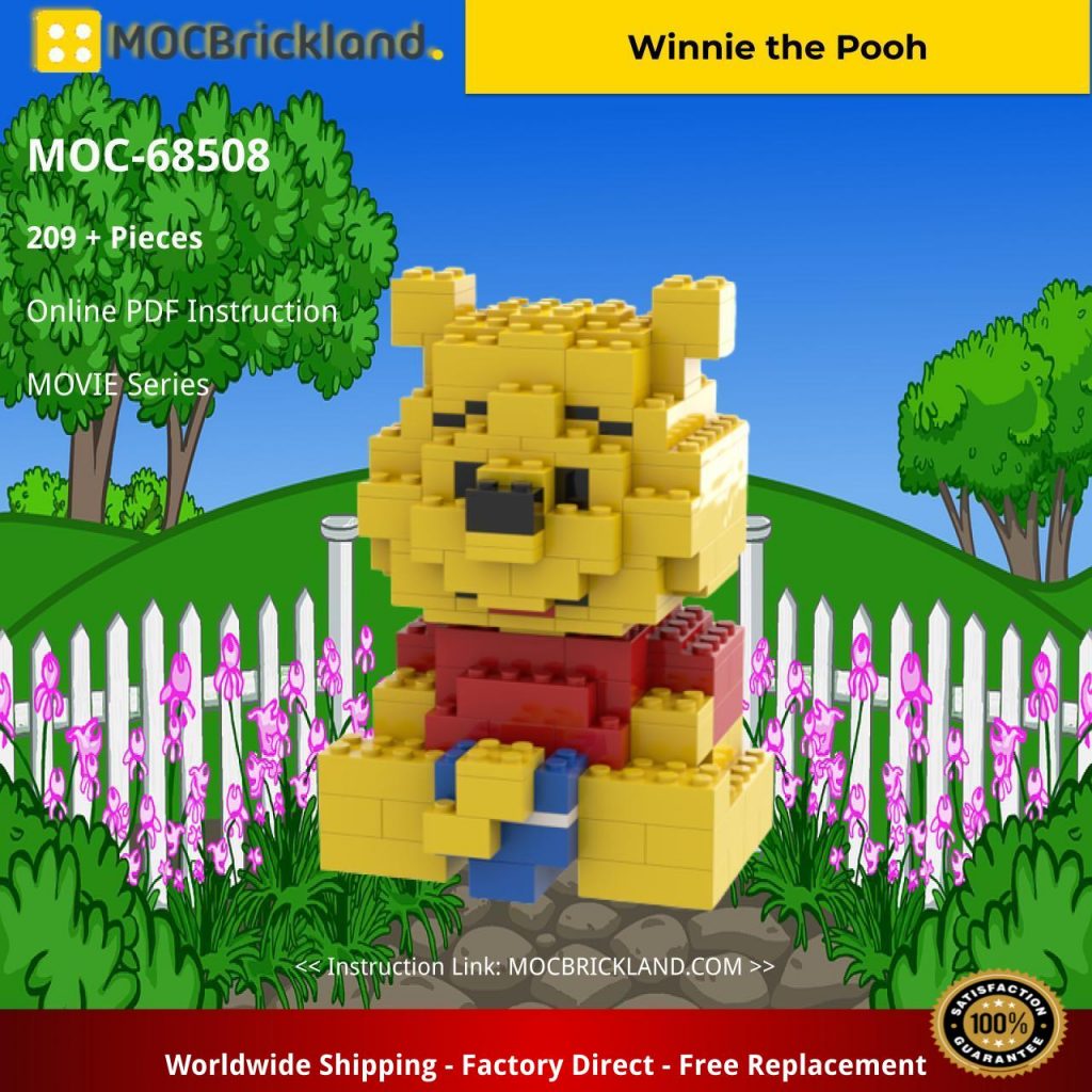 Winnie the Pooh MOVIE MOC-68508 by BrickAnd with 209 pieces - MOC Brick ...