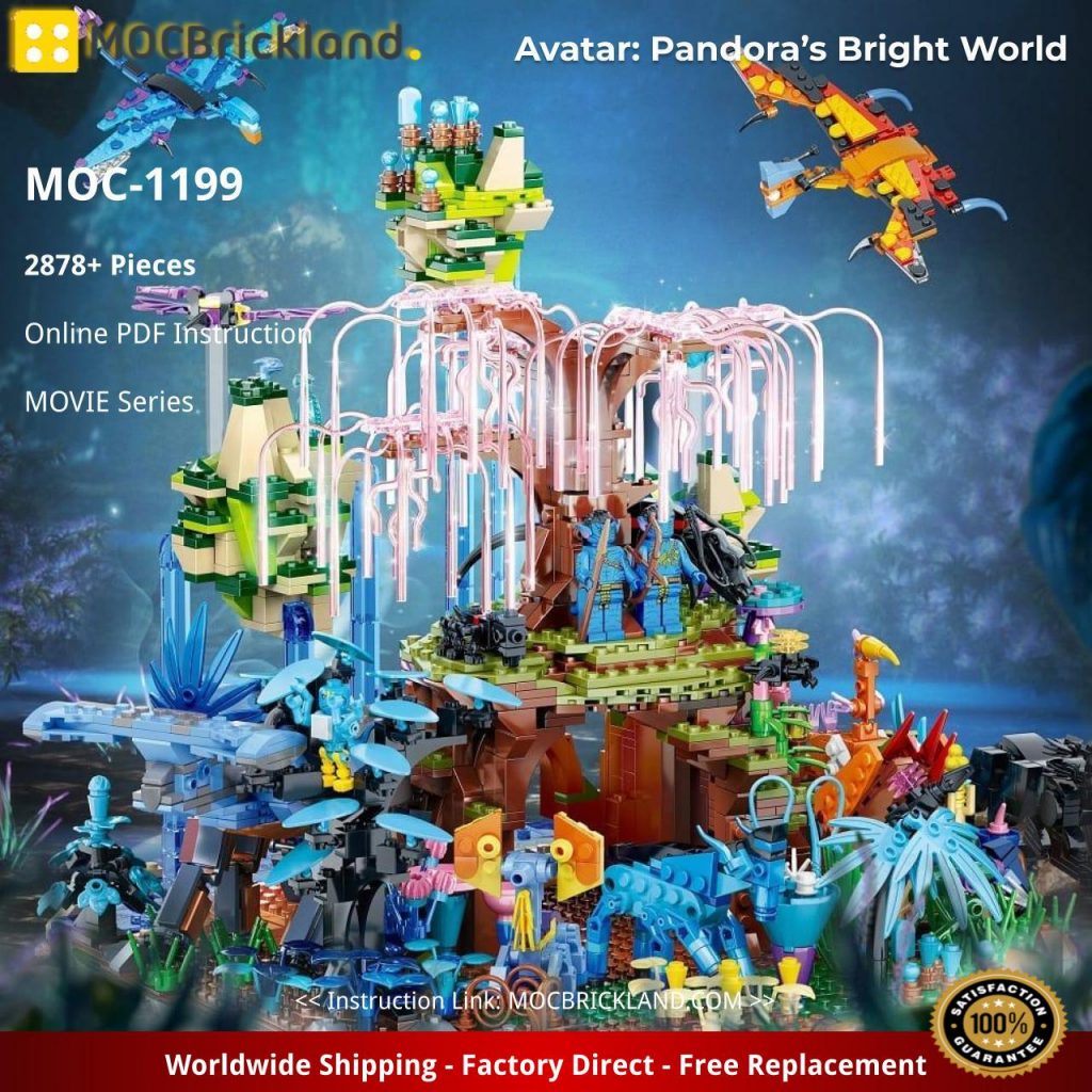 Avatar Pandora’s Bright World MOVIE MOC-1199 with 2878 pieces - MOC ...