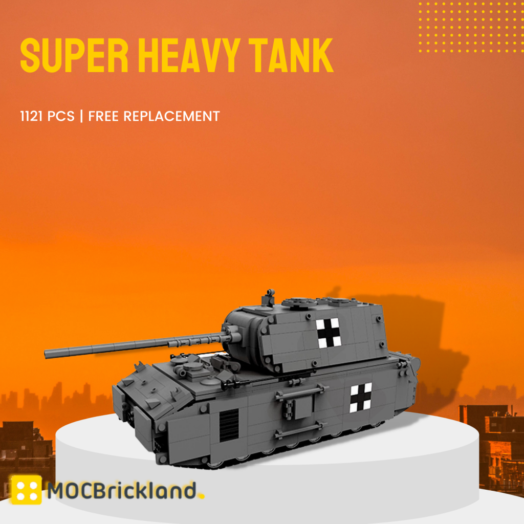 Super Heavy Tank MOC-89537 Military With 1121PCS - MOC Brick Land