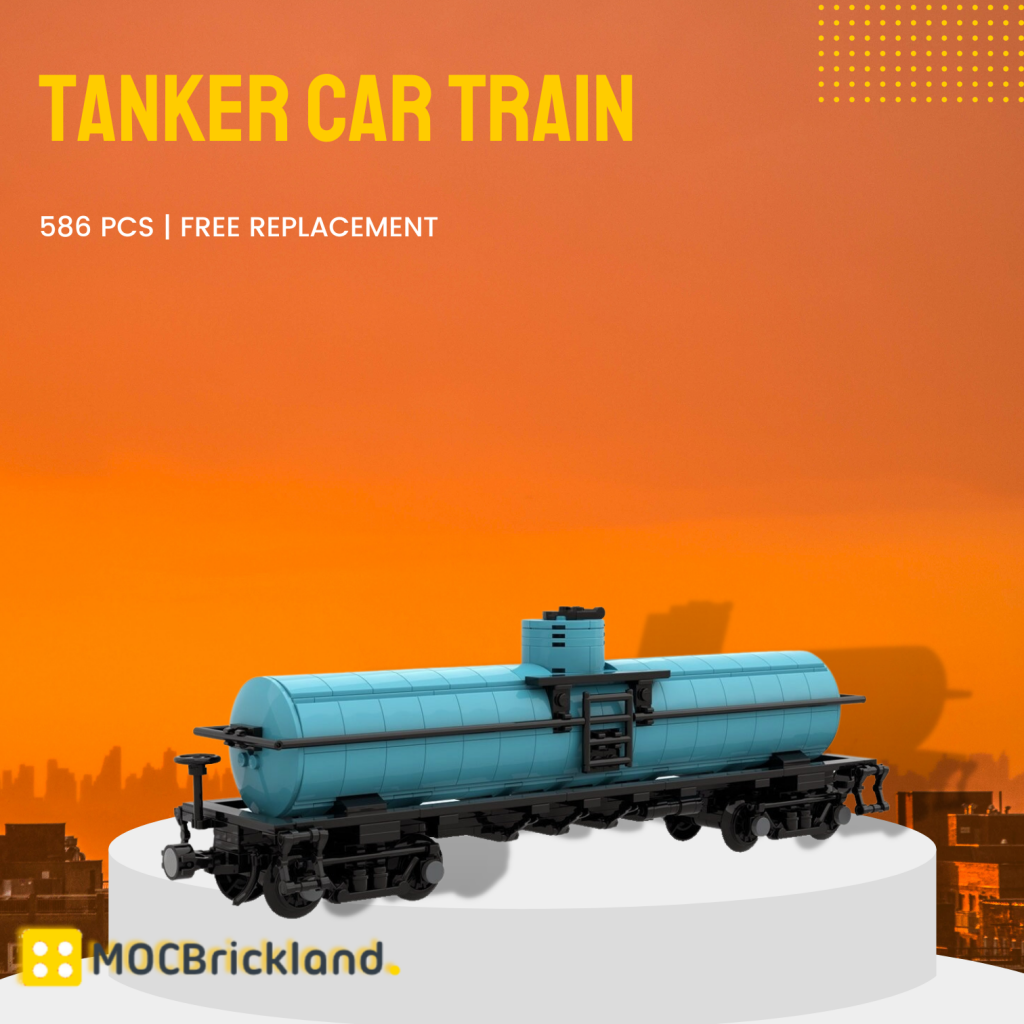 Tanker Car Train MOC-53458 Technic With 586PCS - MOC Brick Land