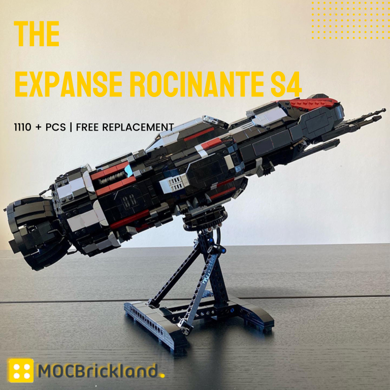 The Expanse Rocinante S4 MOC-96473 Movie with 1853 Pieces - MOC Brick Land