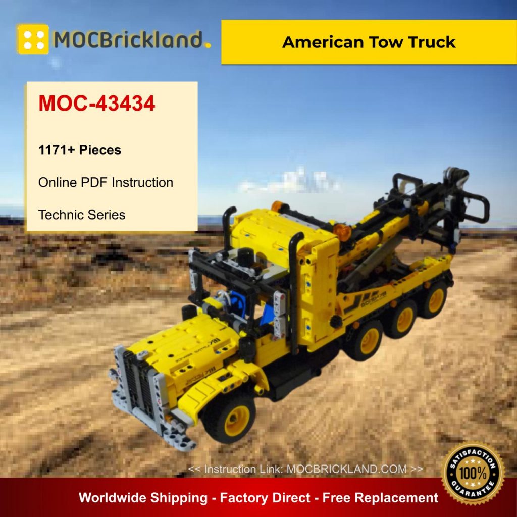 American Tow Truck MOC 43434 Technic Alternative LEGO 42108 Designed By ...
