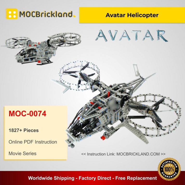 Avatar Helicopter MOC 0074 Movie Designed By Conv-barman With 1827 ...