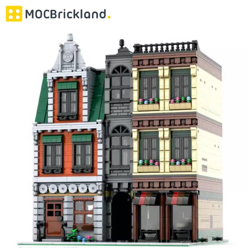 Old Tavern MODULAR BUILDING ZHEGAO QL0924 with 4030 pieces - MOC Brick Land