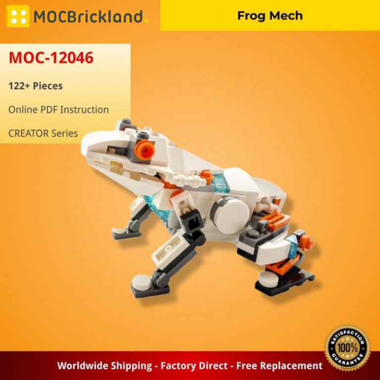 Frog Mech Creator MOC-12046 with 122 pieces - MOC Brick Land