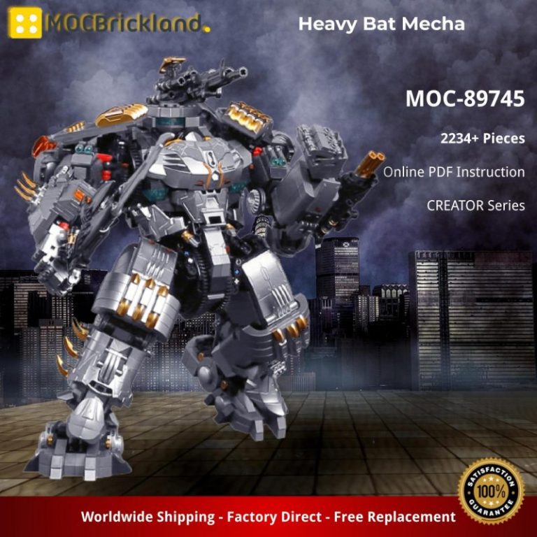 Heavy Bat Mecha Creator MOC-89745 with 2234 pieces - MOC Brick Land