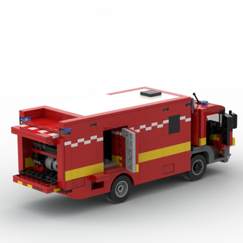 London Fire Brigade LFB – Command Unit Technician MOC-96322 with 994 ...