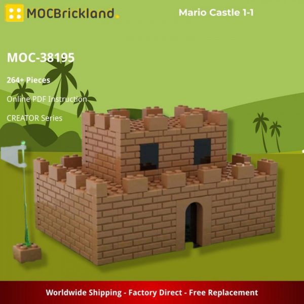 Mario Castle 1-1 Creator MOC-38195 by beezysmeezy with 264 pieces - MOC ...