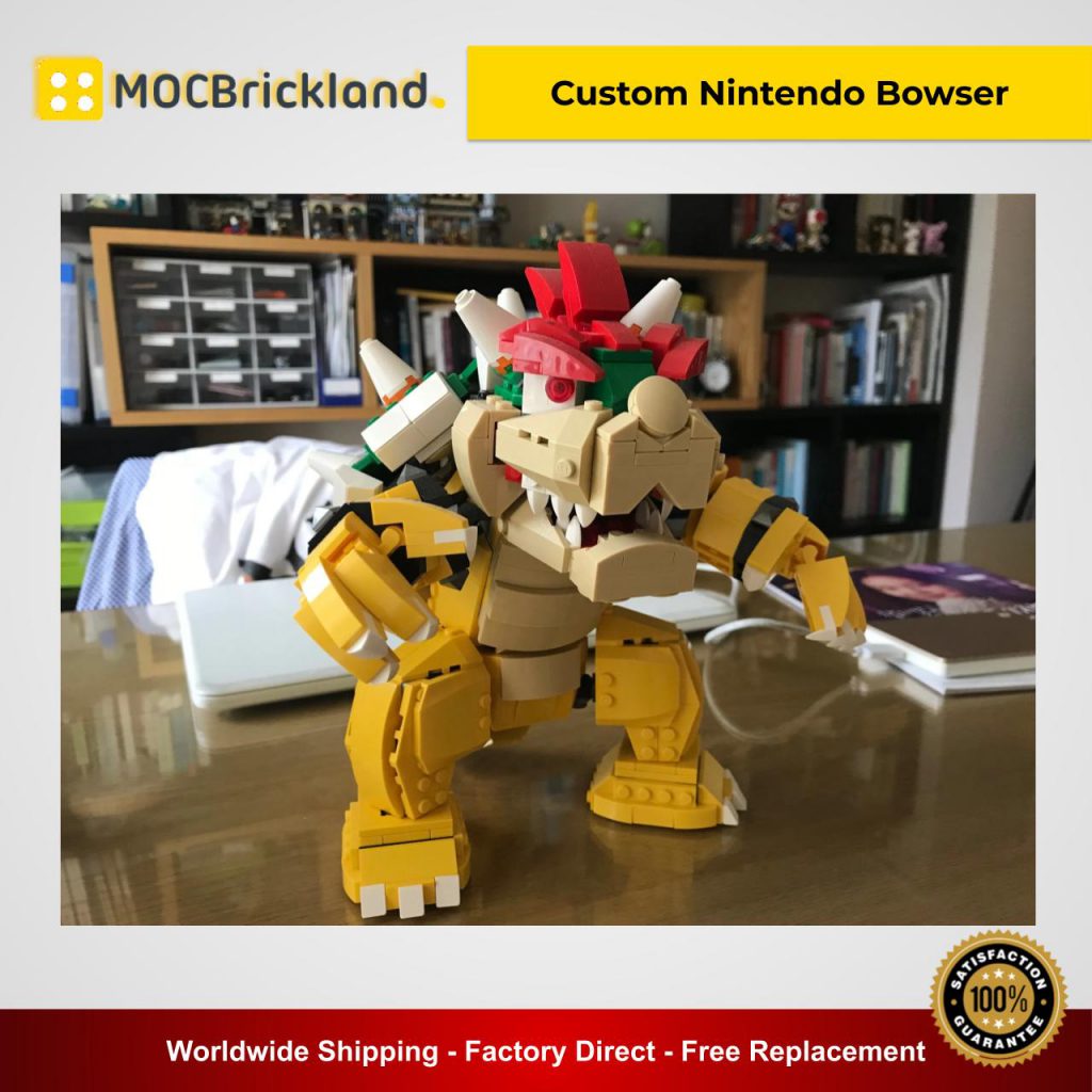 Custom Nintendo Bowser MOC 12349 Creator Designed By Buildbetterbricks ...