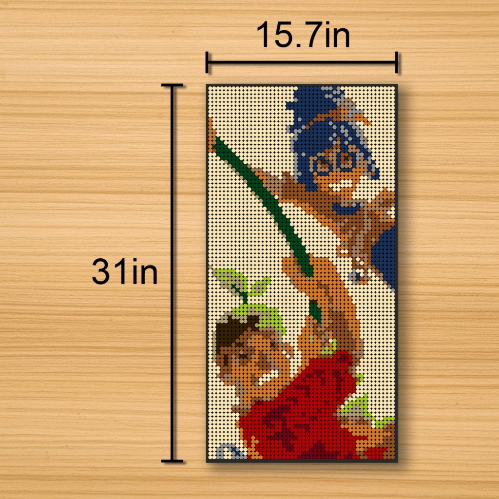 It Takes Two Pixel Art Creator MOC-90131 with 6912 pieces - MOC Brick Land