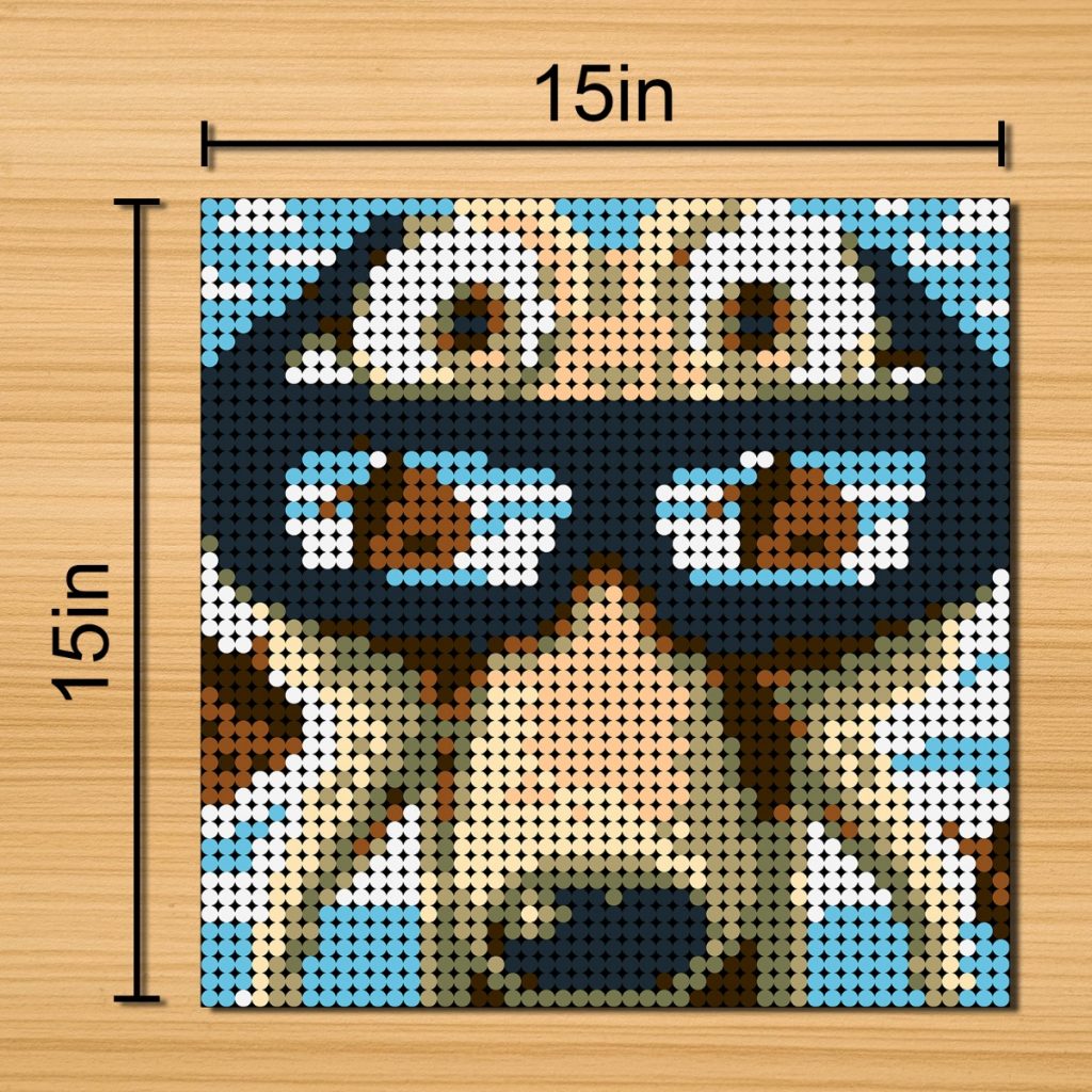 Ice Age Squirrel Pixel Art Movie MOC-90144 with 2304 pieces - MOC Brick ...