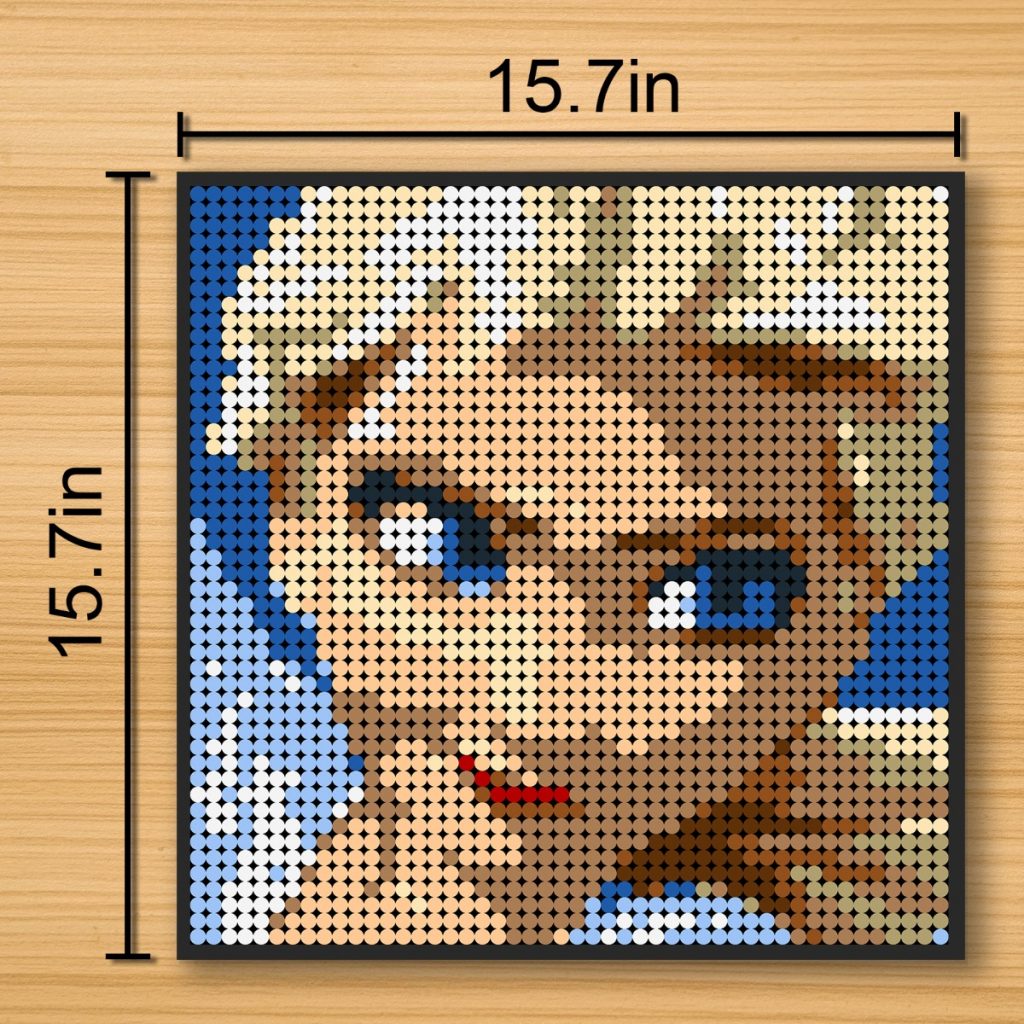 Frozen Elsa Pixel Art Movie MOC-90147 WITH 2304 PIECES - MOC Brick Land