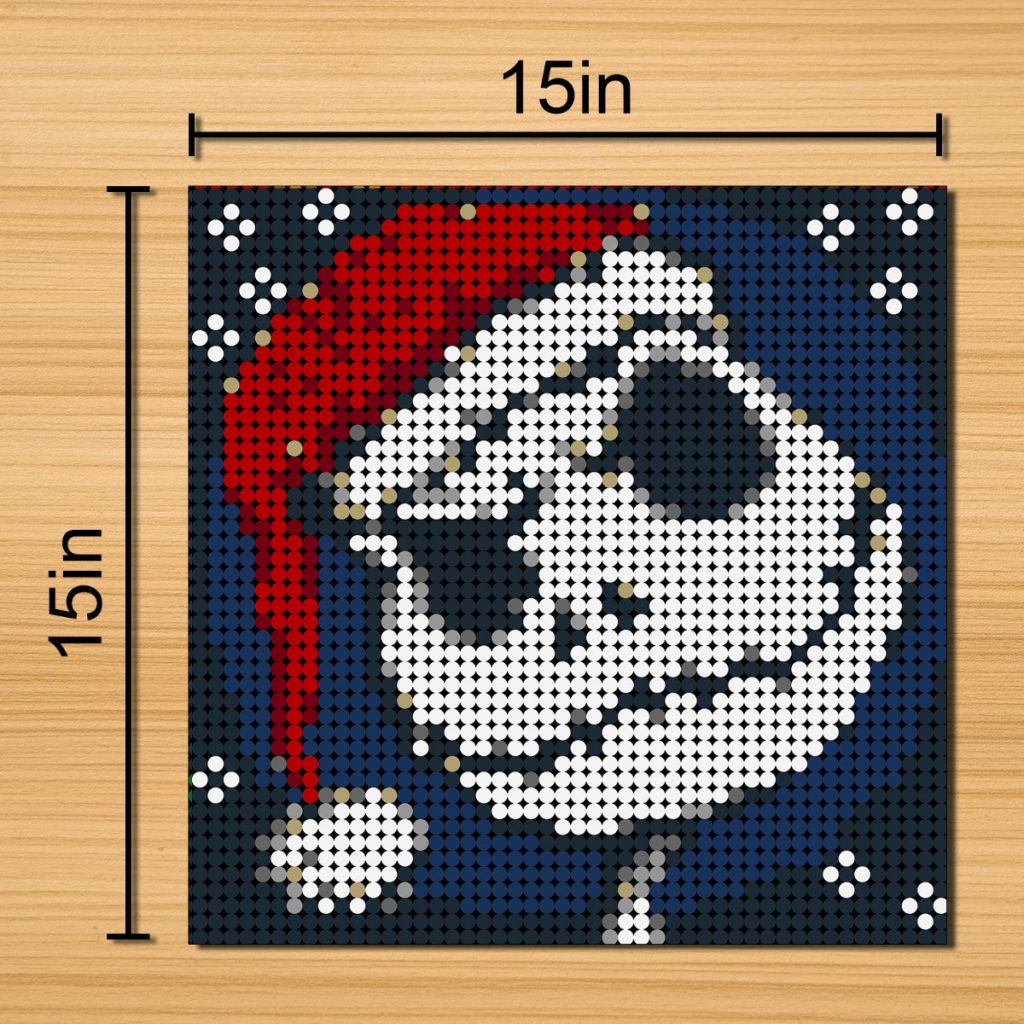 Jack Skellington Pixel Art Movie MOC-90155 WITH 2304 PIECES - MOC Brick ...