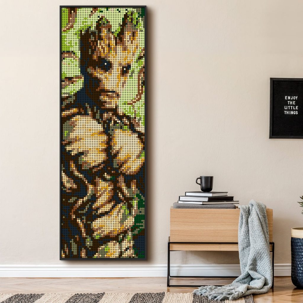 King Groot Pixel Art Movie MOC-90170 WITH 6912 PIECES - MOC Brick Land