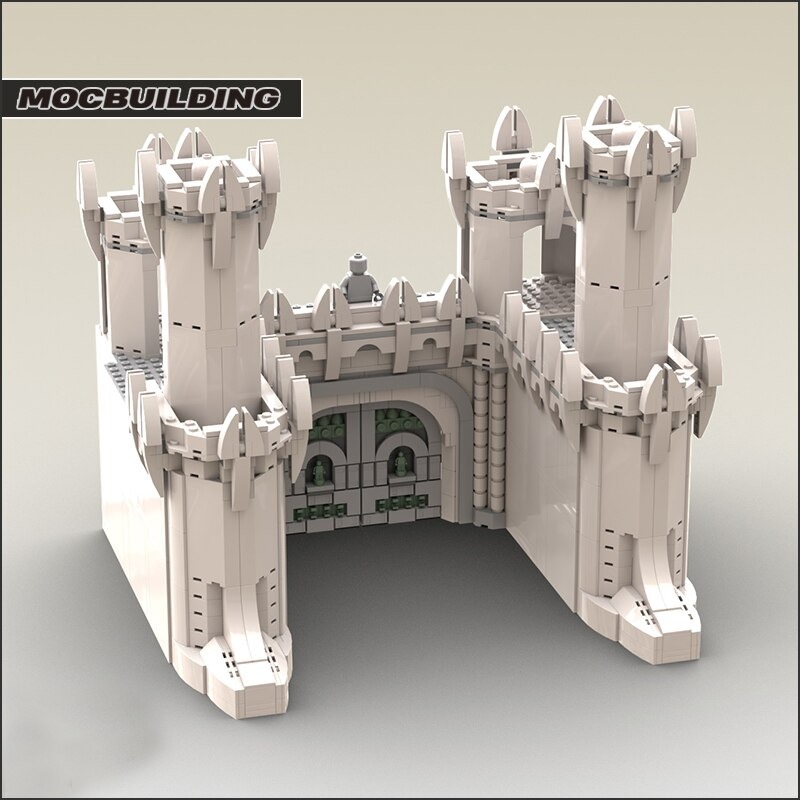 The Walls of Minas-Tirith MOC-30378 Modular Building With 2574 Pieces ...
