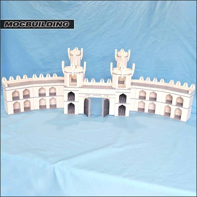 The Walls of Minas-Tirith MOC-30378 Modular Building With 2574 Pieces ...