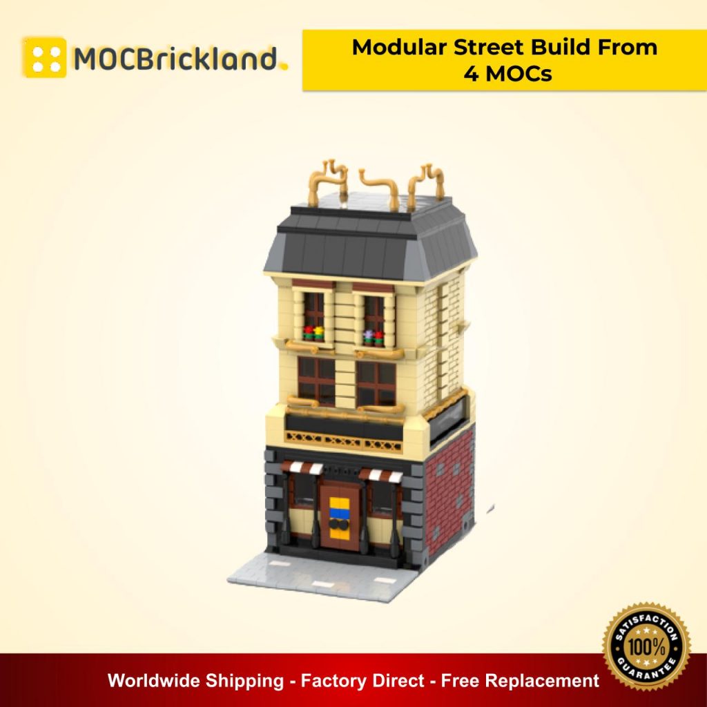 Modular Street Build From 4 MOCs MOC 33843 City Designed By Gabizon ...