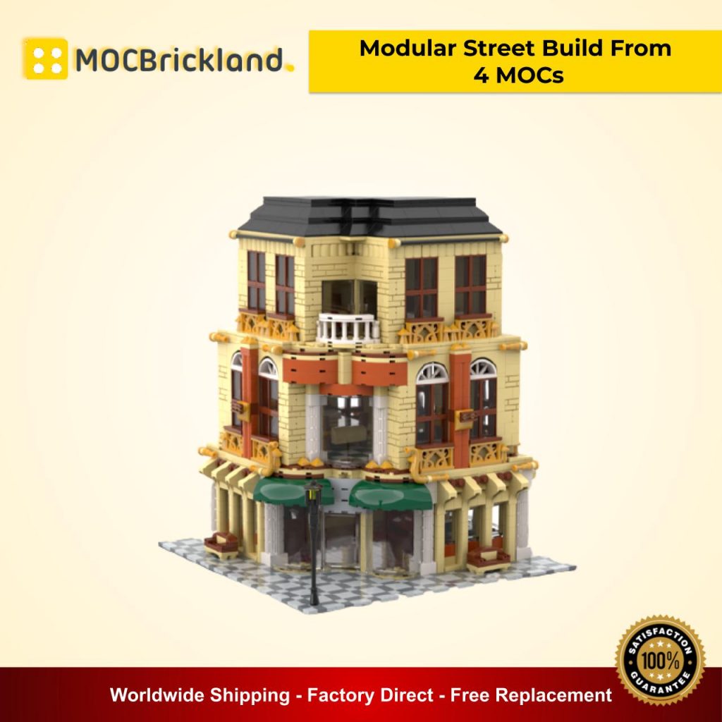 Modular Street Build From 4 MOCs MOC 33843 City Designed By Gabizon ...