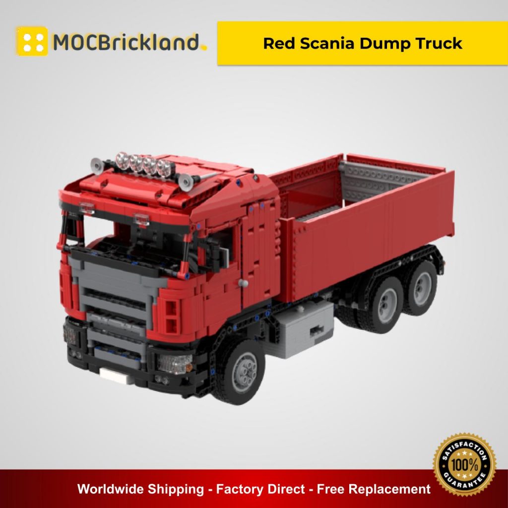 Red Scania Dump Truck MOC 38781 Technic Designed By Springer83 With ...