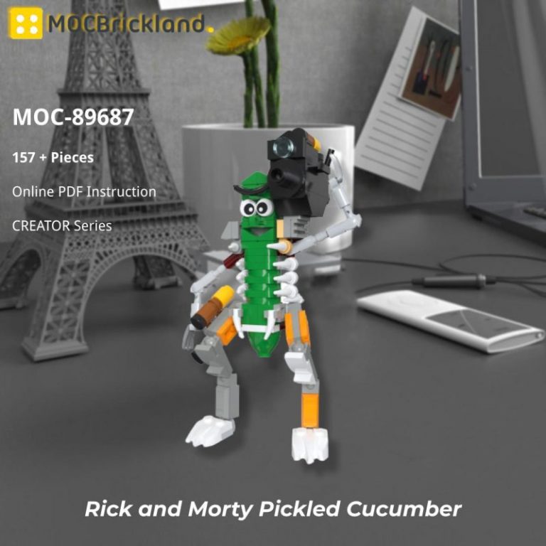 Rick and Morty Pickled Cucumber Creator MOC-89687 with 157 pieces - MOC ...