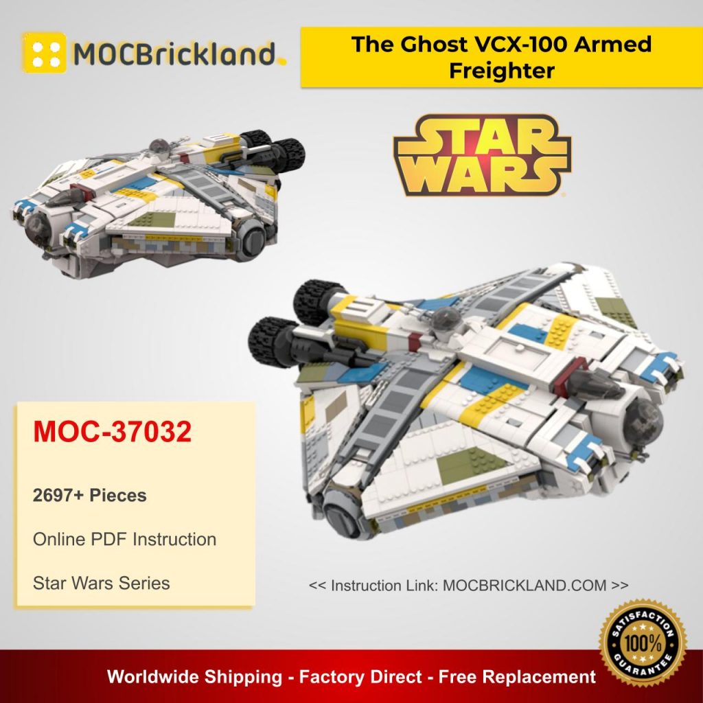 The Ghost VCX-100 Armed Freighter Star Wars MOC-37032 Designed By ...