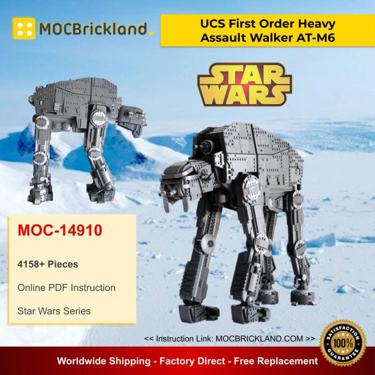 UCS First Order Heavy Assault Walker AT-M6 MOC 14910 Star Wars Designed ...
