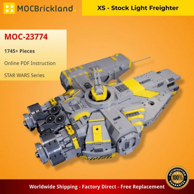 XS – Stock Light Freighter Star Wars MOC-23774 with 1745 pieces - MOC ...